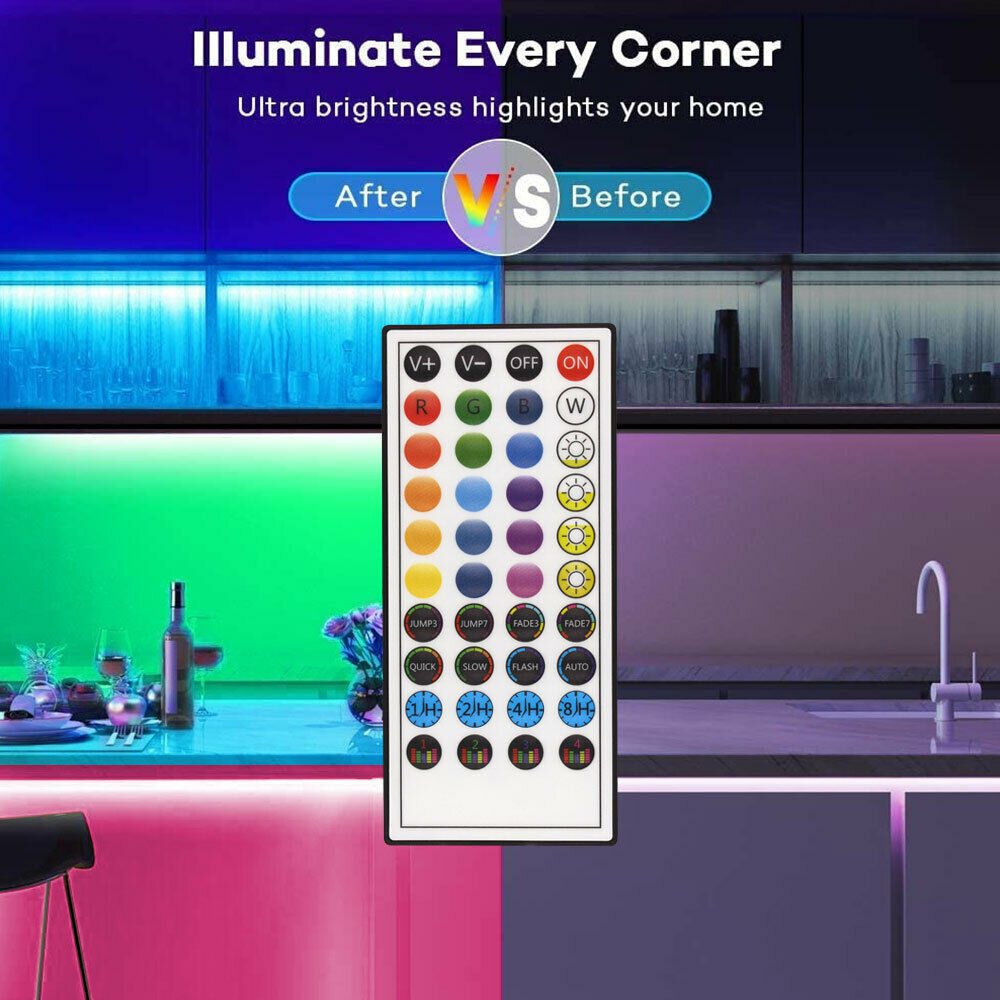 5050 RGB Bluetooth Room Light Strip - DecorHavens.com