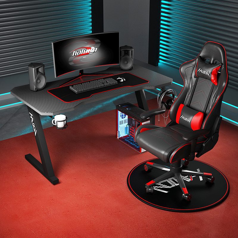 Carbon Fiber Elevation: Internet Cafe's Dream Desk - DecorHavens.com